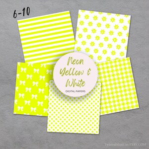 Neon Digital Papers | INSTANT DOWNLOAD | Seamless Geometric | Pattern ...