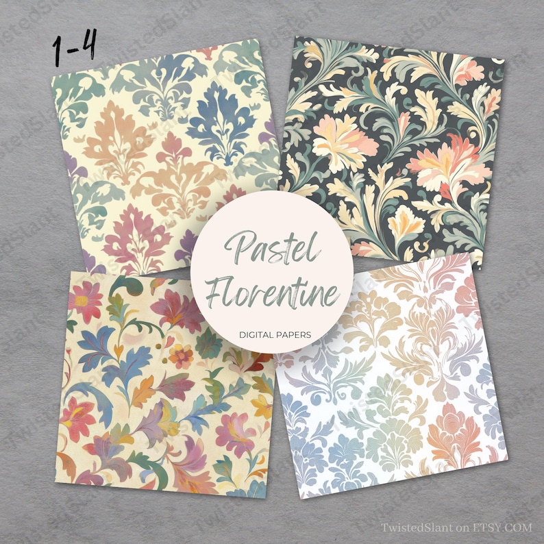 Florentine Paper Digital | INSTANT DOWNLOAD | Italian Florentine ...