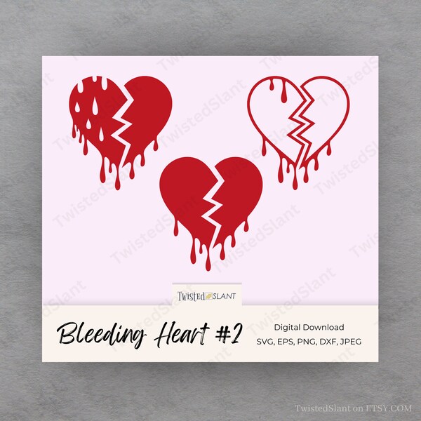 Bleeding Heart - Etsy