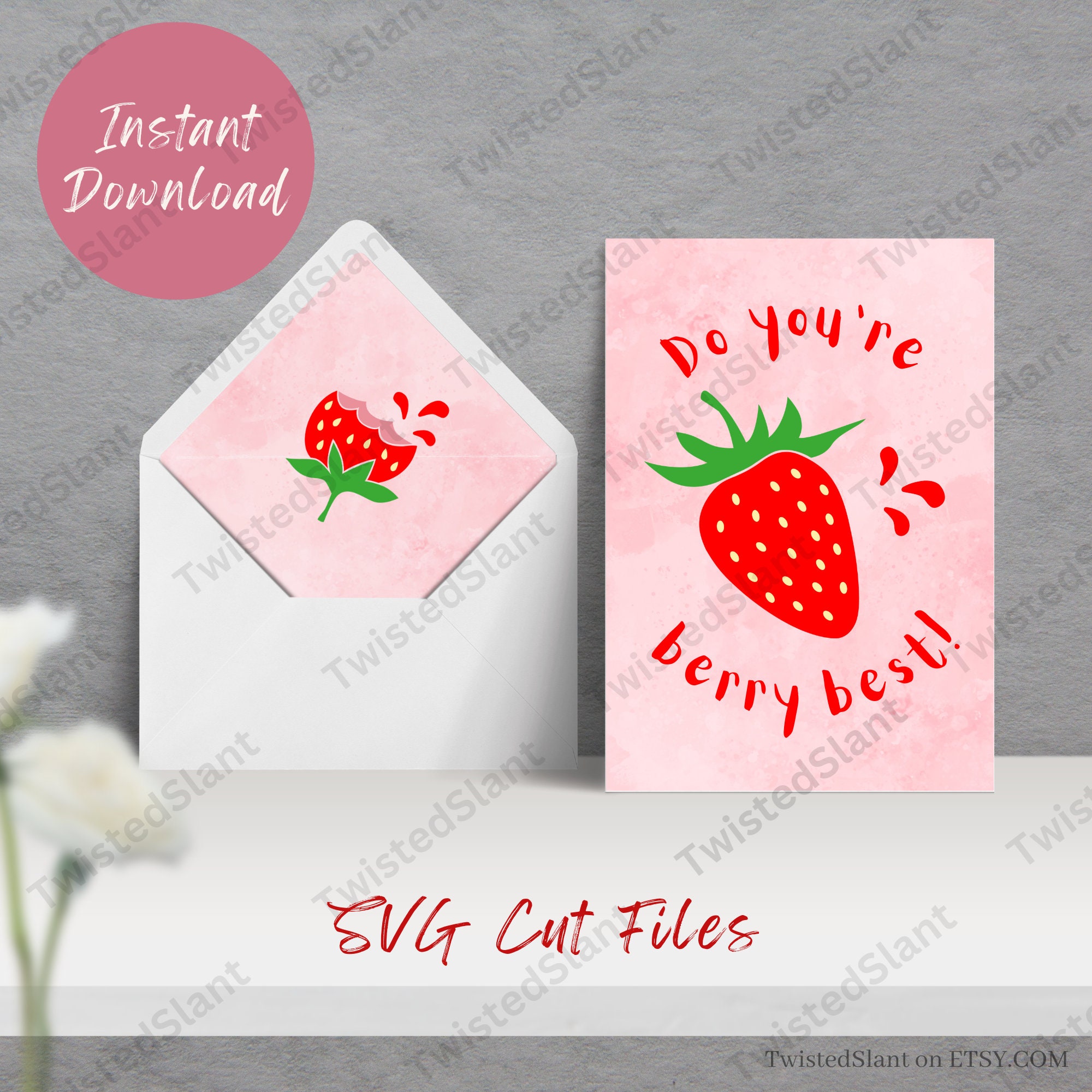 Fresa svg / fresas svg / imágenes prediseñadas de frutas / - Etsy México