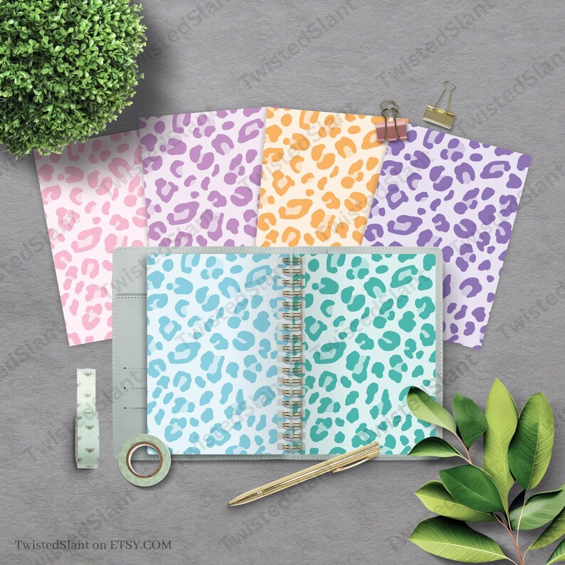 Leopard Print Seamless Digital Paper | INSTANT DOWNLOAD | Leopard ...