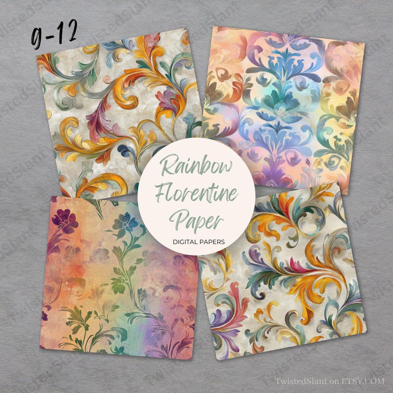 Florentine Paper Digital | INSTANT DOWNLOAD | Italian Florentine ...