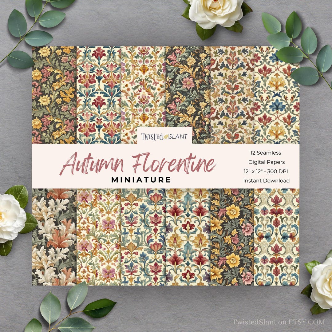 Florentine Paper Digital | INSTANT DOWNLOAD | Italian Florentine ...