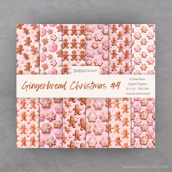 Pink Gingerbread Wallpaper - Etsy