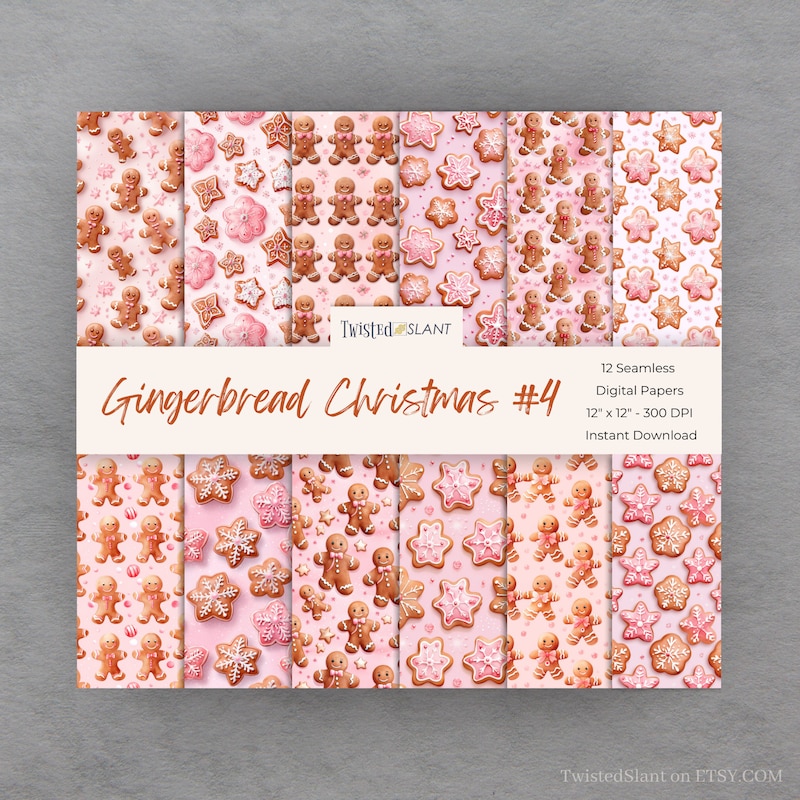 Pink Gingerbread Wallpaper - Etsy