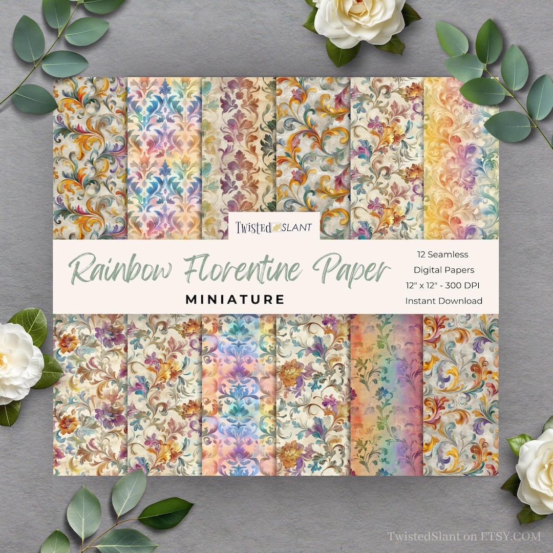 Florentine Paper Digital | INSTANT DOWNLOAD | Italian Florentine ...