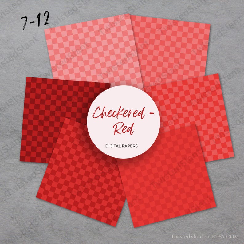 Checkered Digital Paper | INSTANT DOWNLOAD | Checkered Background ...