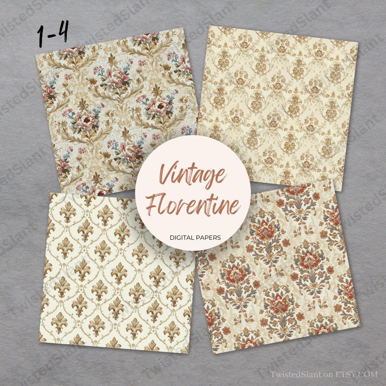 Florentine Paper Digital | INSTANT DOWNLOAD | Italian Florentine ...