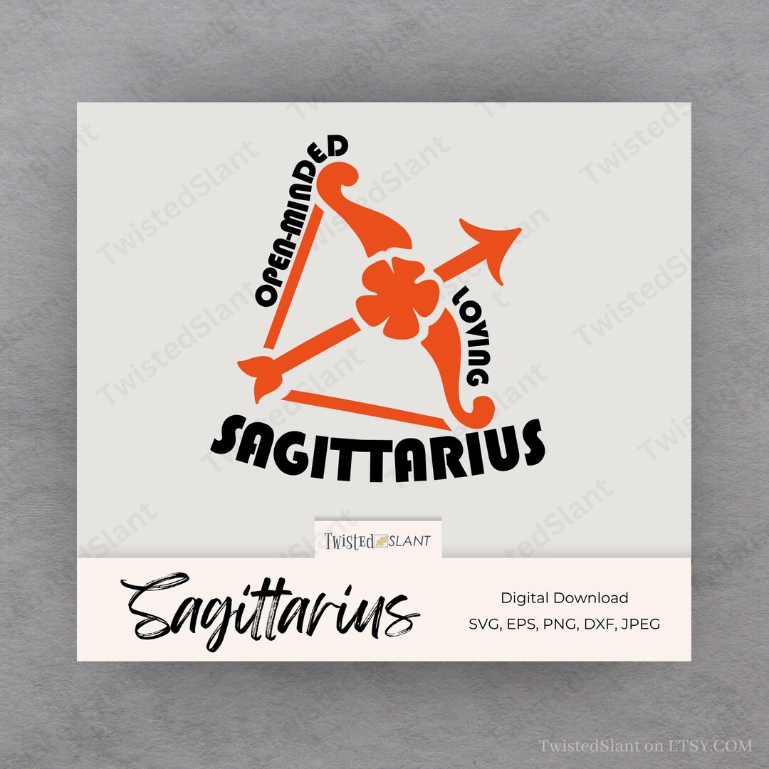Sagittarius Svg | INSTANT DOWNLOAD | Zodiac Sign Svg | Archer Svg ...