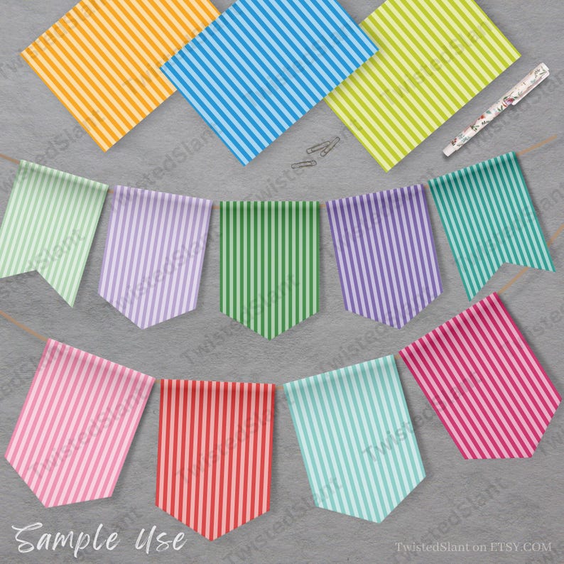Vertical Stripes Digital Paper | INSTANT DOWNLOAD | Striped Background ...