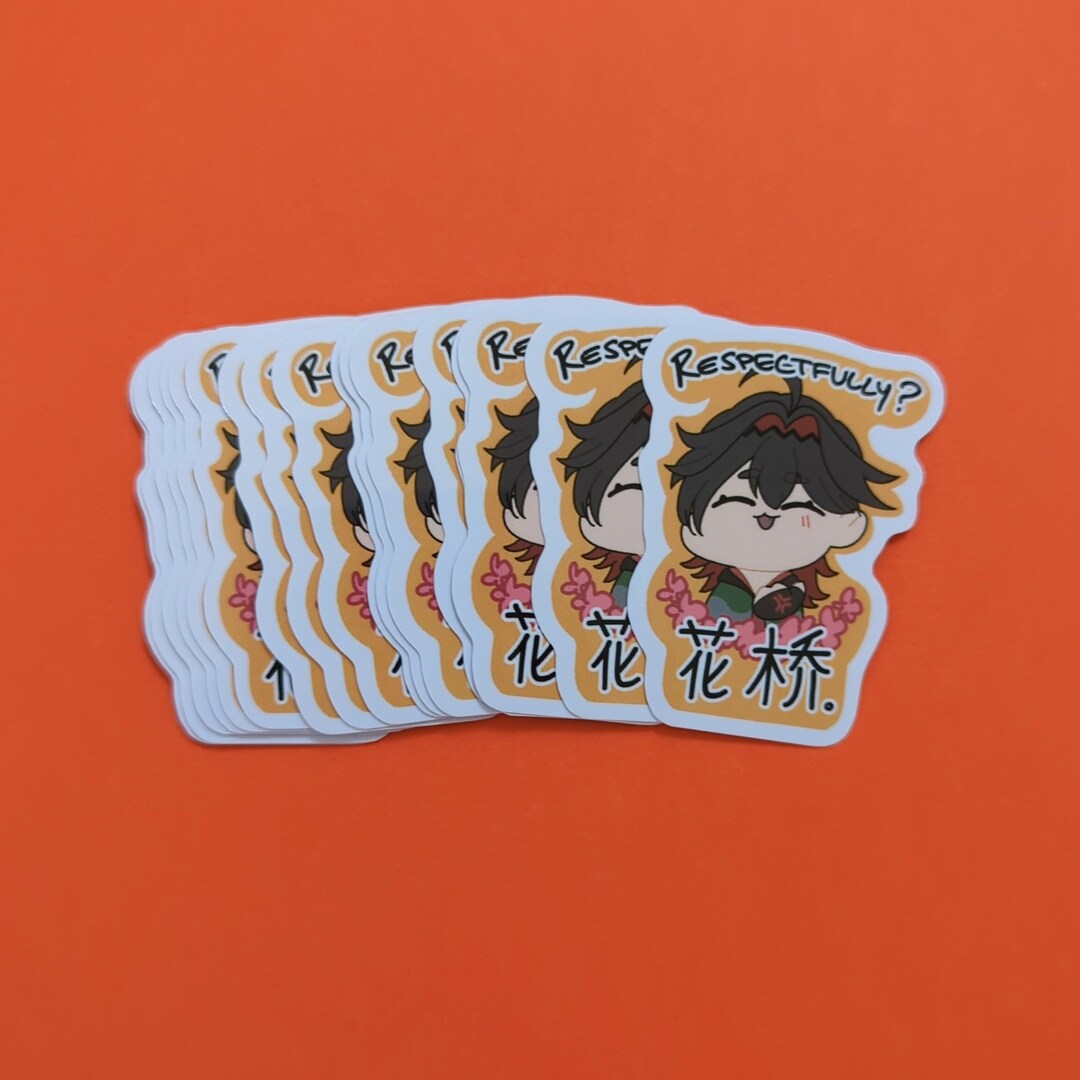Genshin Impact Gaming Cursing in Cantonese 2 Vinyl Sticker - Etsy