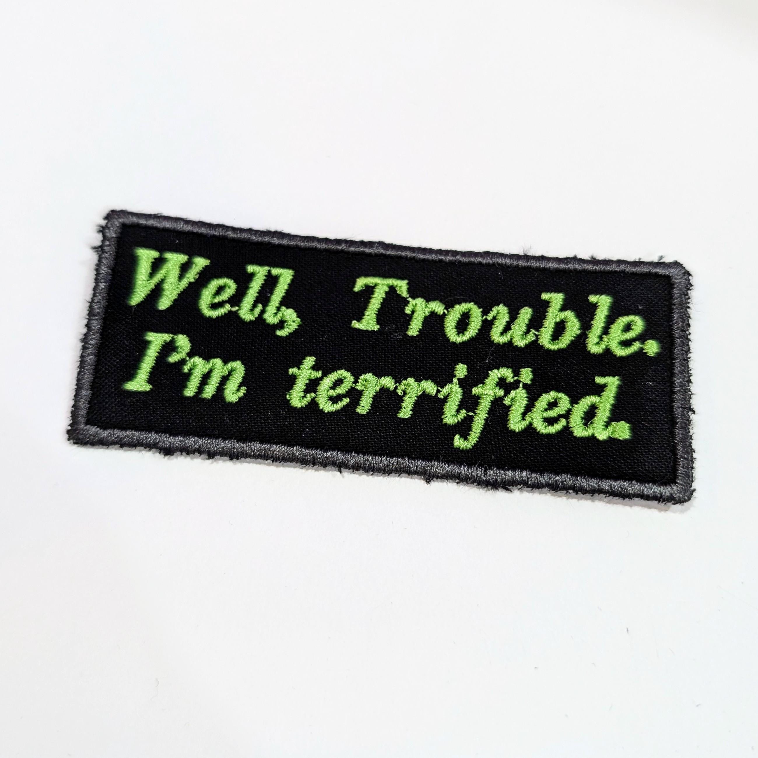 Trouble Terrified Patch (neve Gallus Inspired) - Etsy