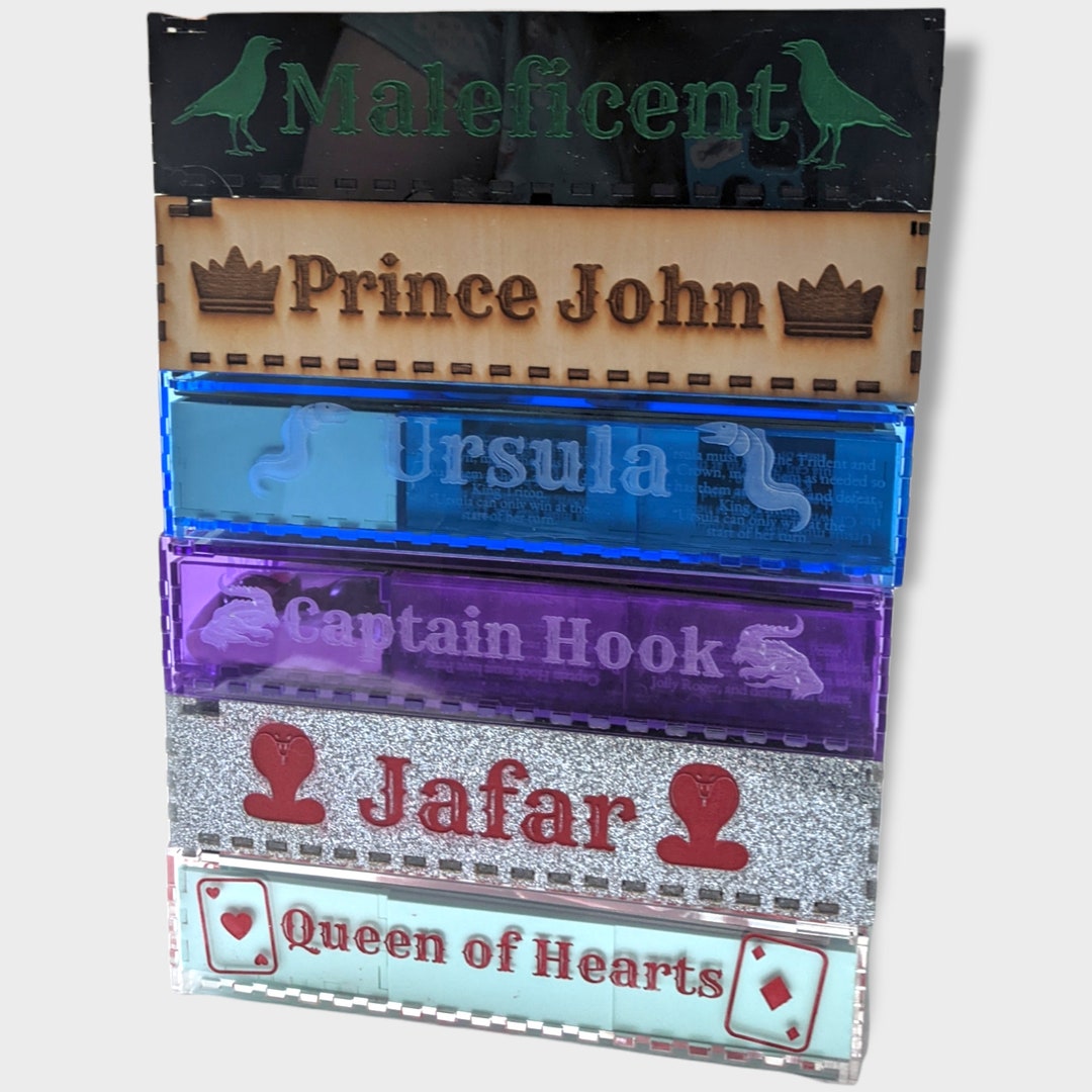 Villainous Game Box Set, Acrylic or Wood, Tabletop Storage - Etsy