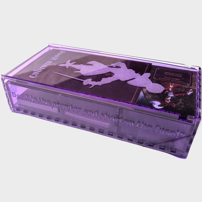 Captain Hook Villainous Game Box, Acrylic or Wood Storage - Etsy