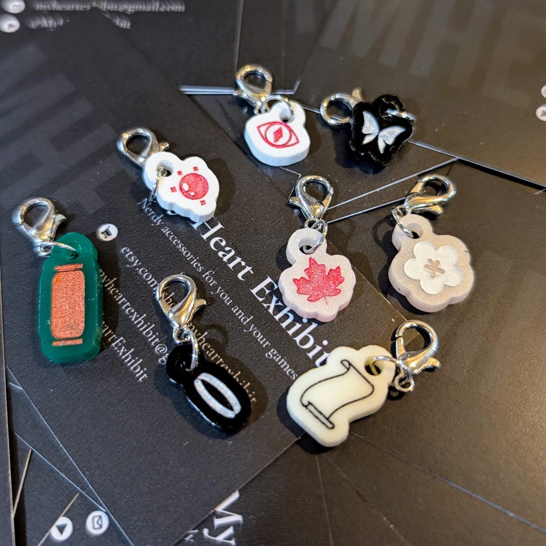 TGCF Inspired Book End Charms (heaven Officials Blessing) - Etsy