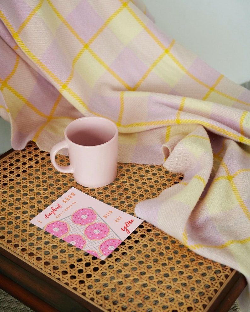 Doughnut Card Food Pun Food Pun Card Love Card - Etsy