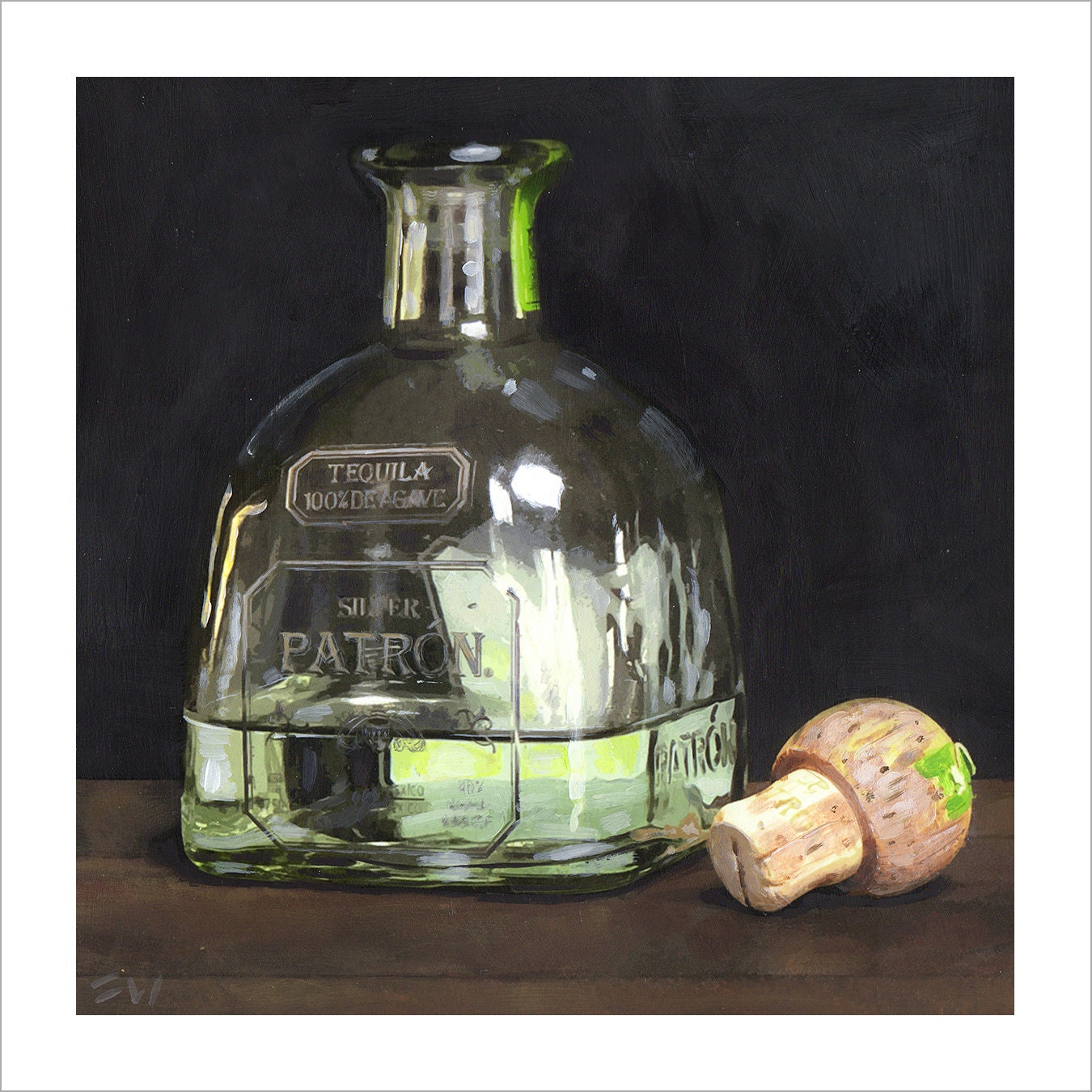 Patron Bottle - Archival Print - Etsy