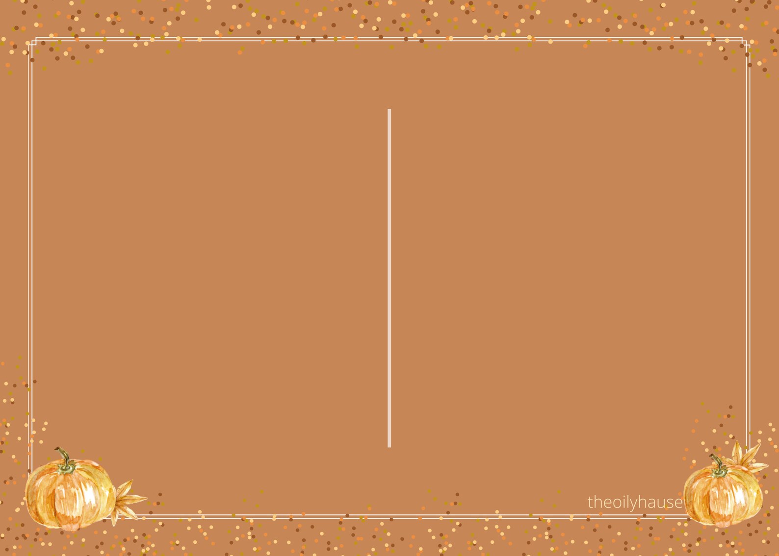 Fall Essential Oil Diffuser Blends Pumpkins 5 5x4 25 Postcard