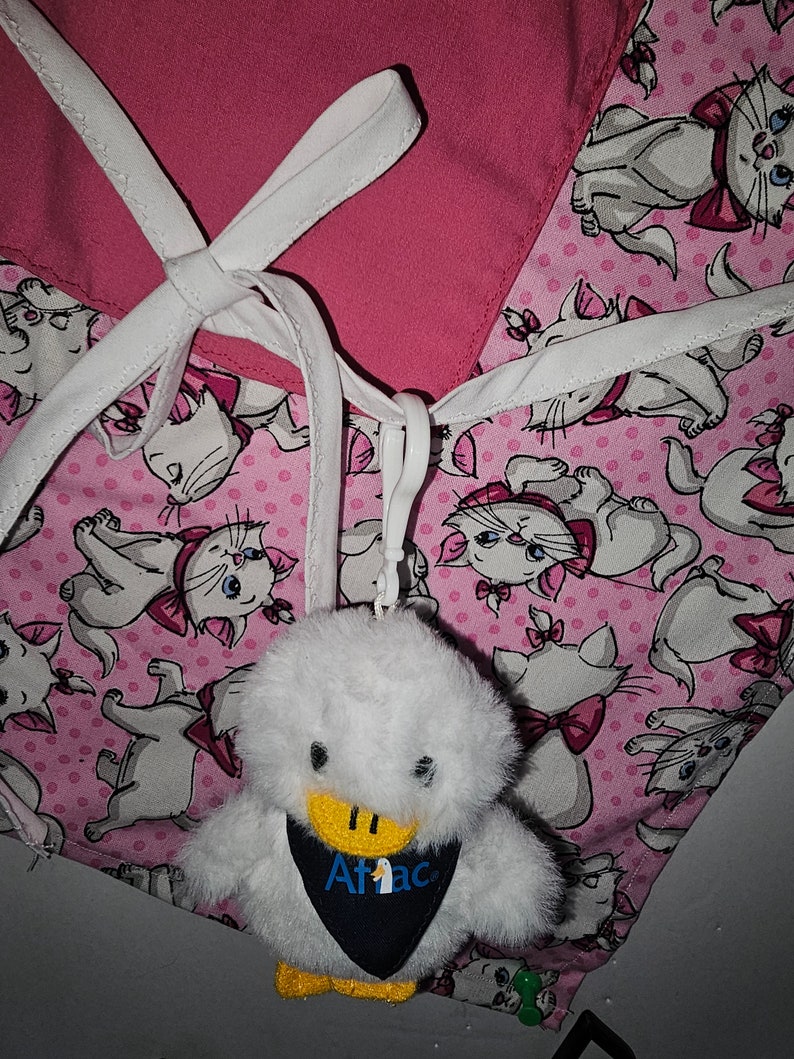 Marie the Cat Kids Apron in Two Sizes. Free Aflac Kids Duck. Firmly. - Etsy