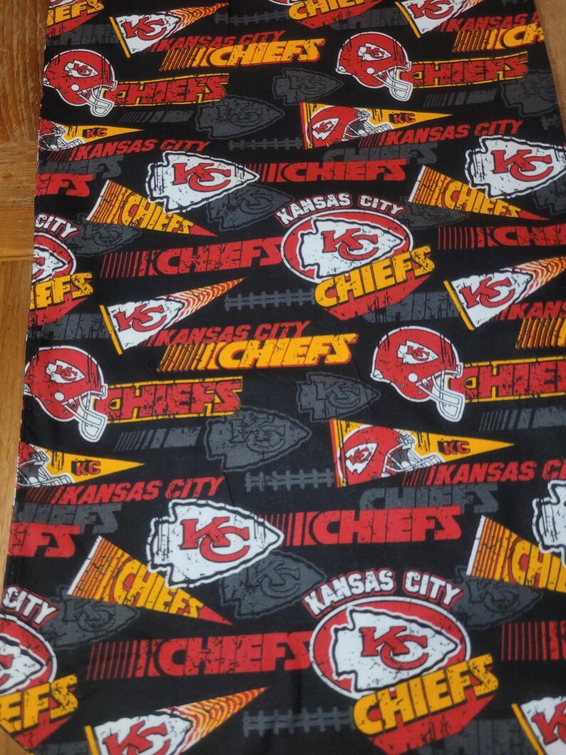 Kansas City Chiefs Table Runner. See Various Sizes 12x 48, 60, 72, 90 ...