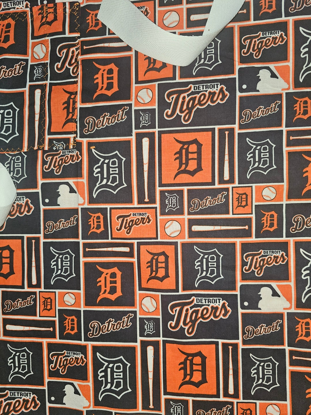 Detroit Tigers 1/2 Yard Fabric 60" Wide. - Etsy