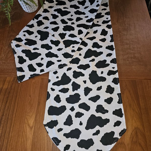 Cow Print Table Runner - Etsy