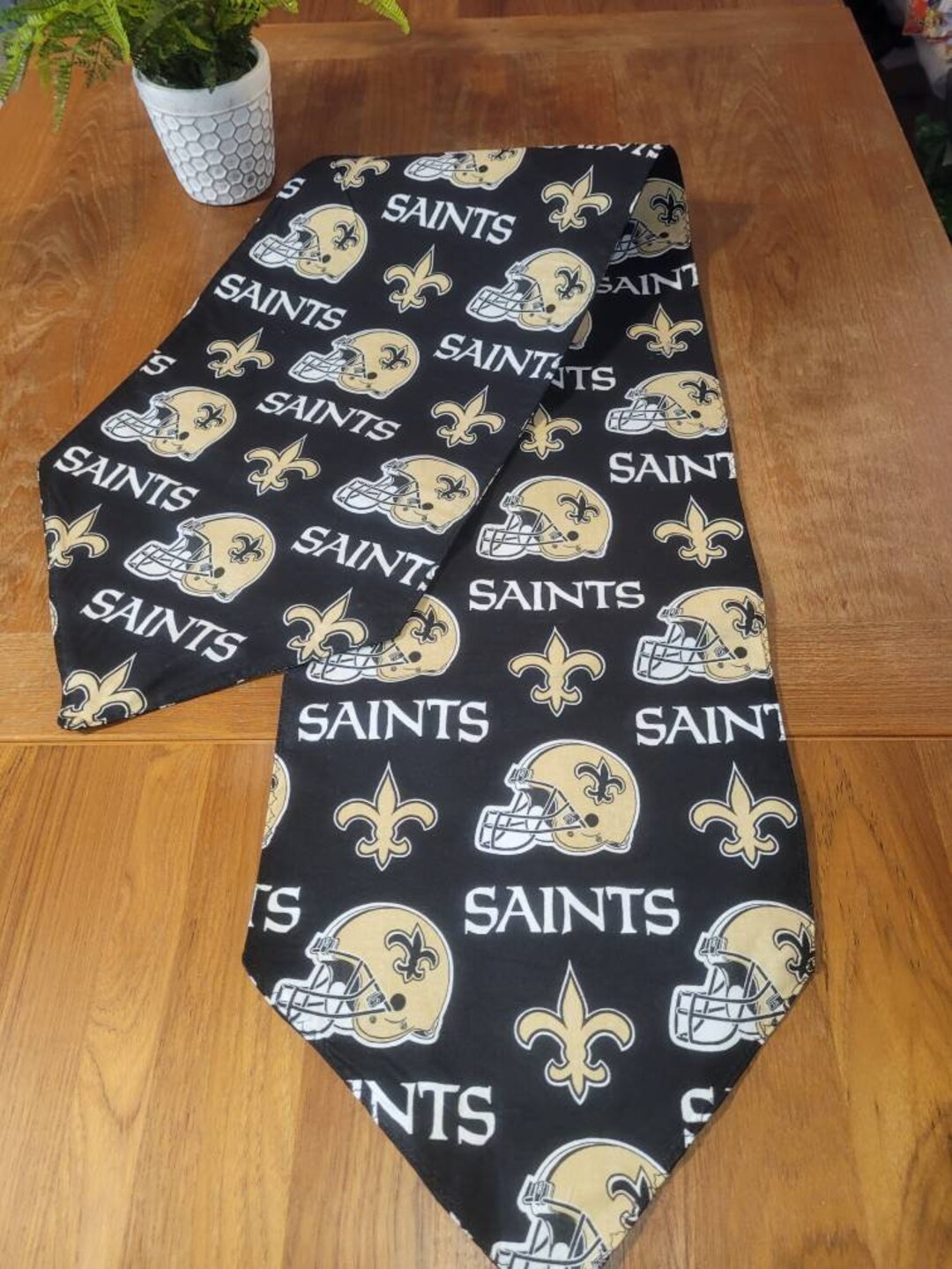 New Orleans Saints Table Runner. See Various Sizes 12"x 48, 60, 72, 90 ...
