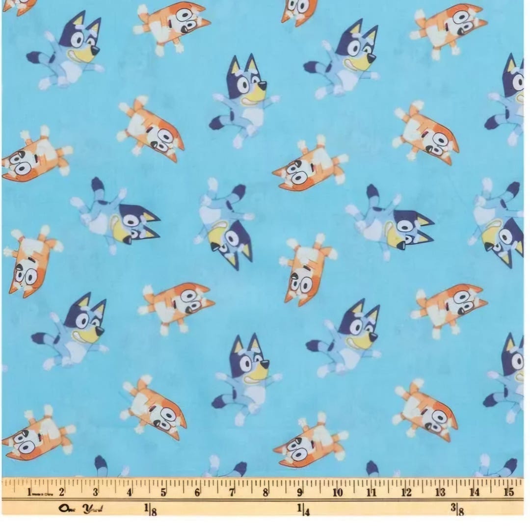 Bluey Licensed Fabric. Comes in Continuous Cut - Etsy