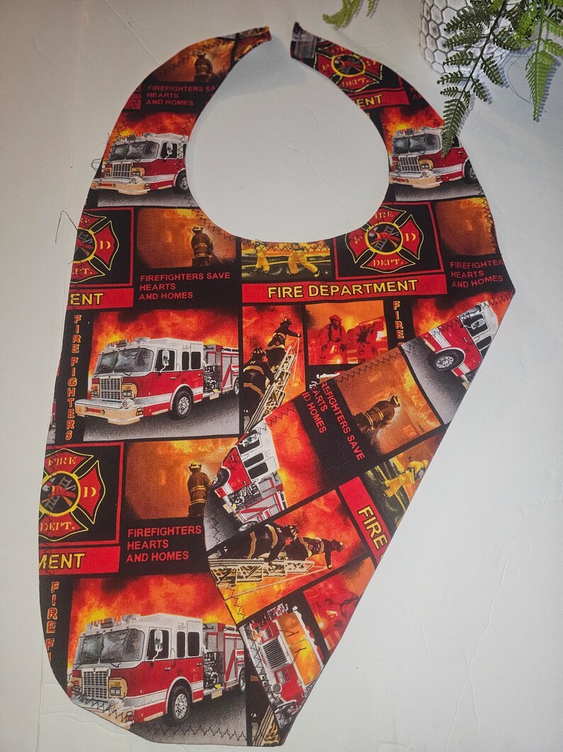Fire Department Fire Rescue Bib Adult Bib Gag Gift for "old Friends ...