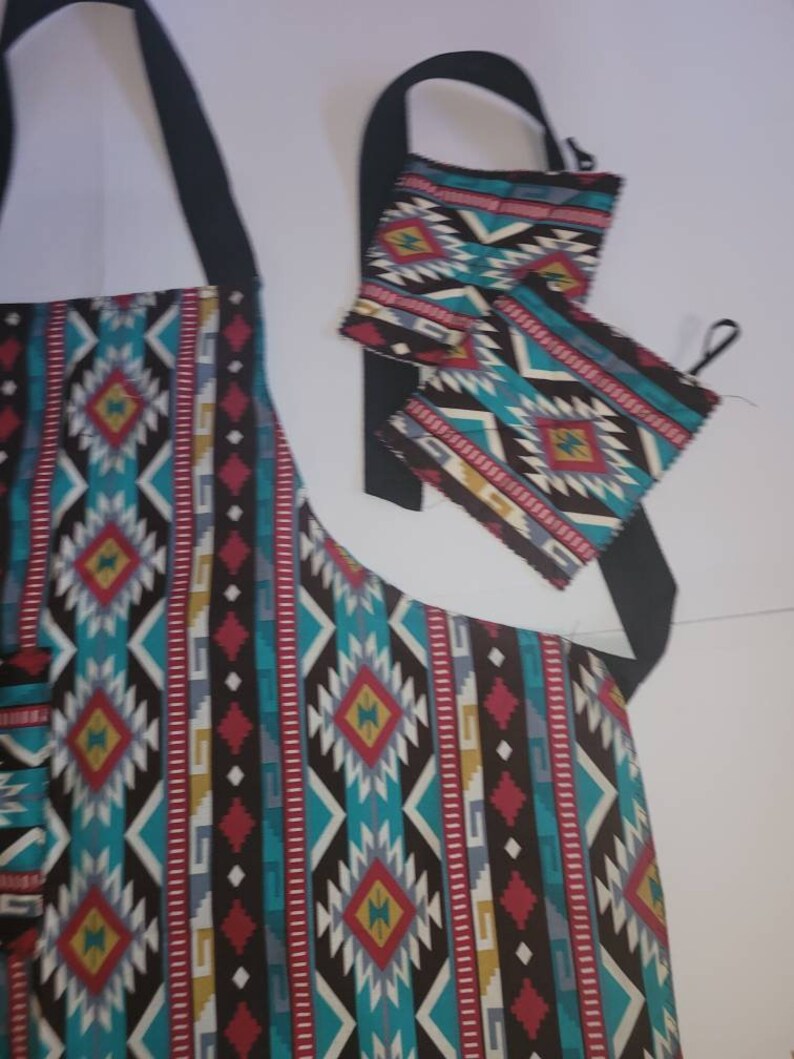 Native American Apron. Tribal Apron Reversible Premium - Etsy