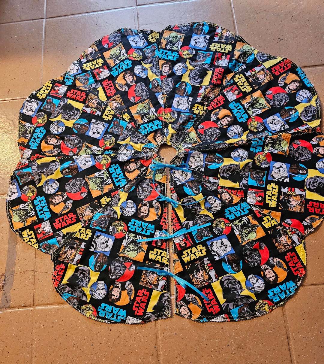 Star Wars Tree Skirt and or Table Topper. Handmade Quilted - Etsy