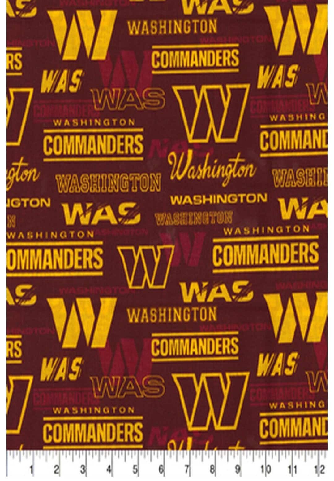 Washington Commanders Fabric Yardage 60" Wide. Sold by the Yard ...