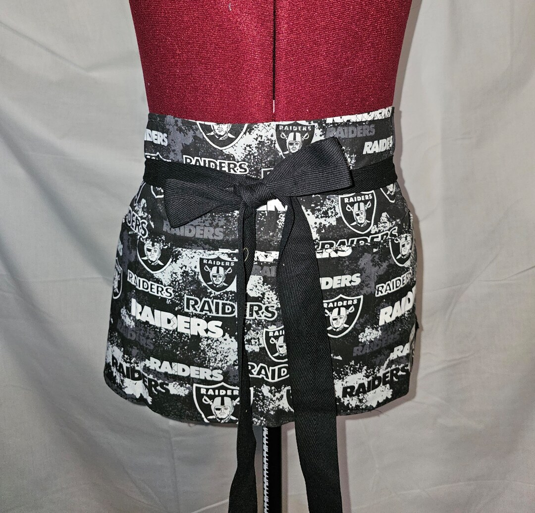 Las Vegas Raiders Hostess Apron Apron, Construction, Gardening, Cooking ...