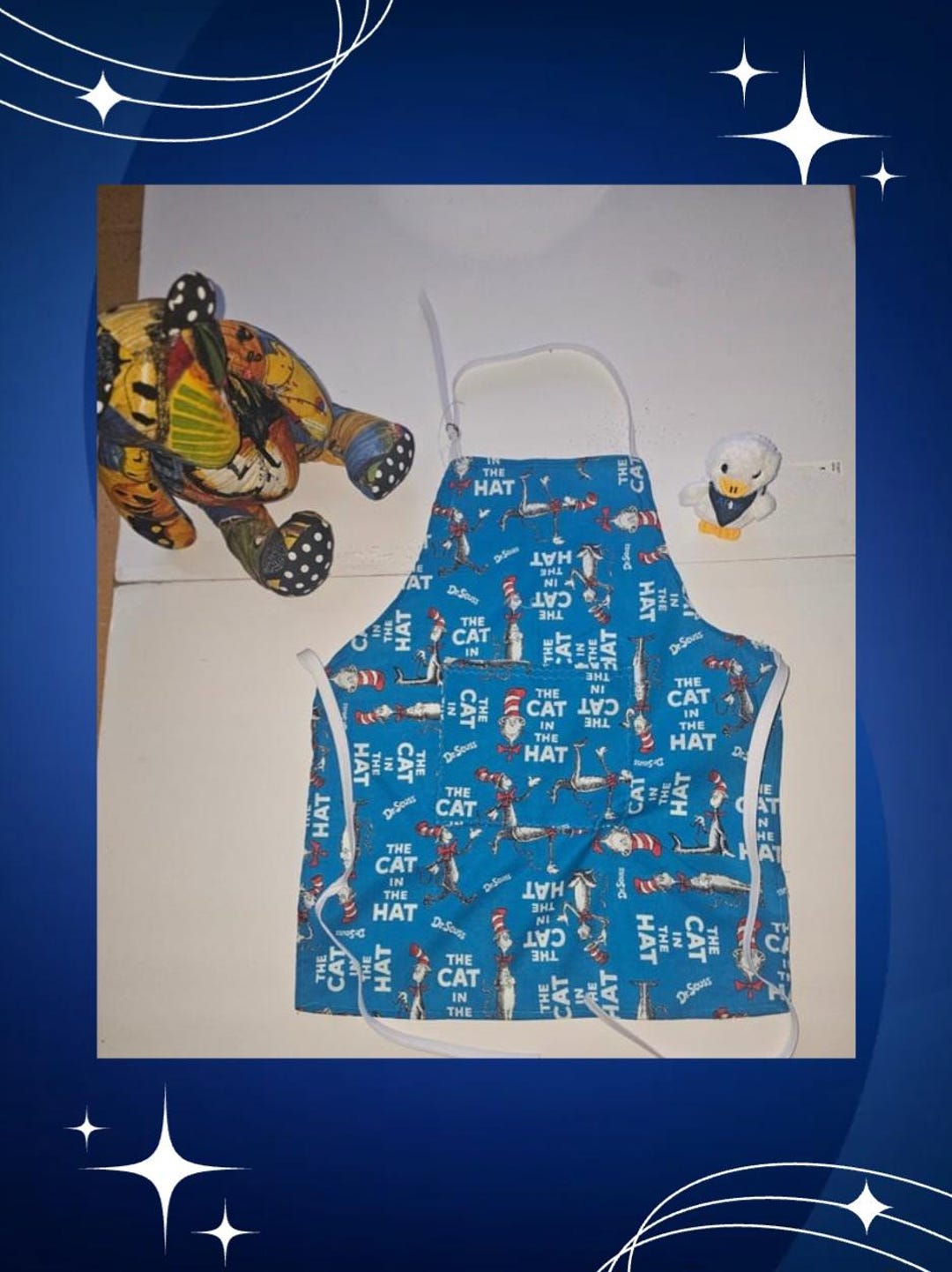 Cat in the Hat Kids Unlined Apron in Two Sizes. Free Aflac Kids Duck ...