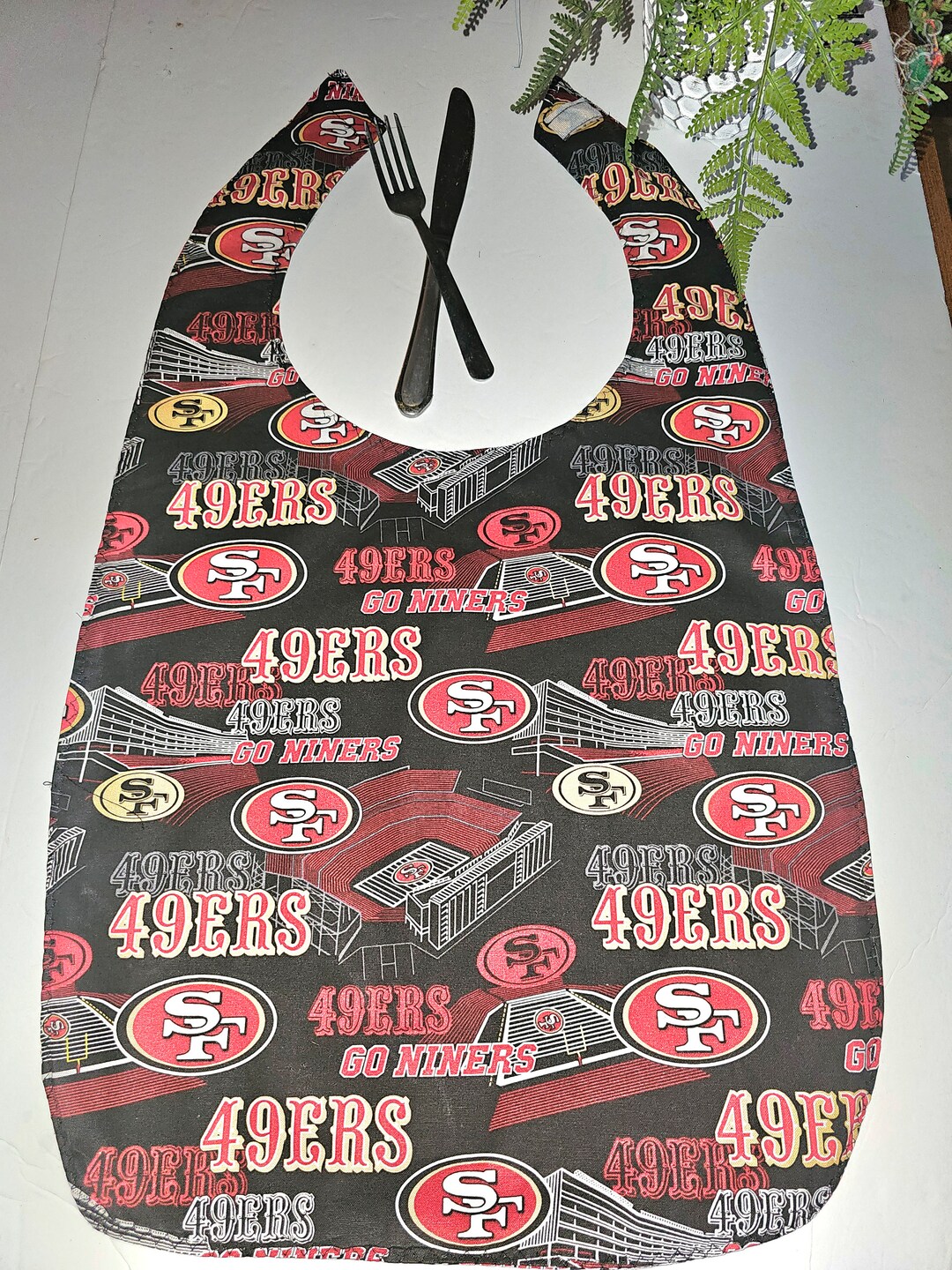 49ers Adult Bib, Gag Gift for "old Friends, Seniors, Disabled ...