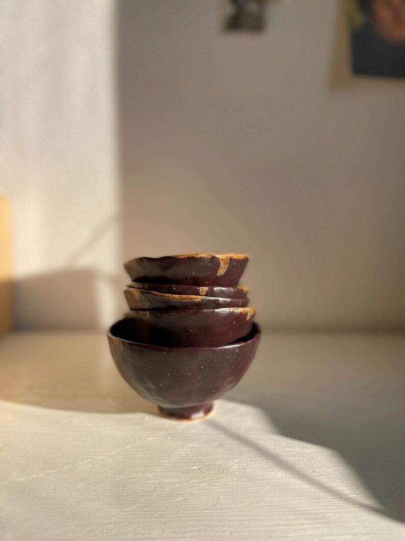 Set of Five Little Bowls - Etsy