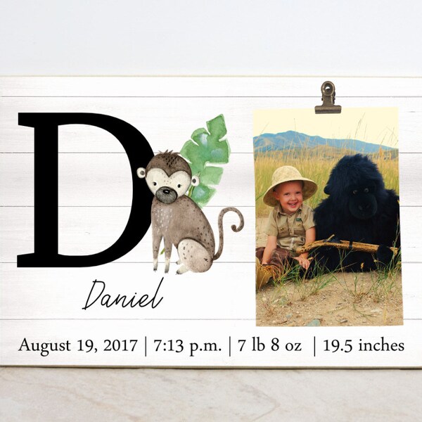 Monkey Picture Frame - Etsy