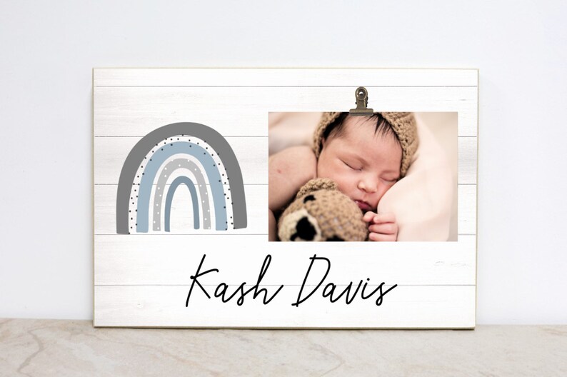 Boho Rainbow Nursery Picture Frame Rainbow Sign Nursery Wall - Etsy