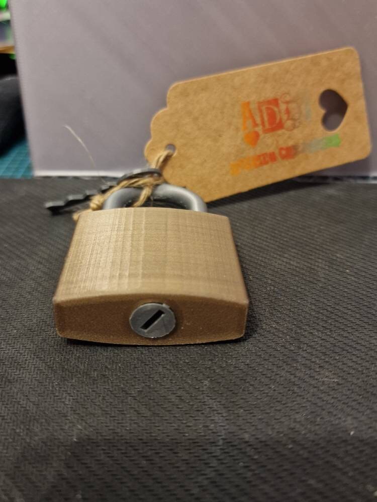 Secret Message Fake Padlock, Valentines, Wedding Favour, Kinky Message ...