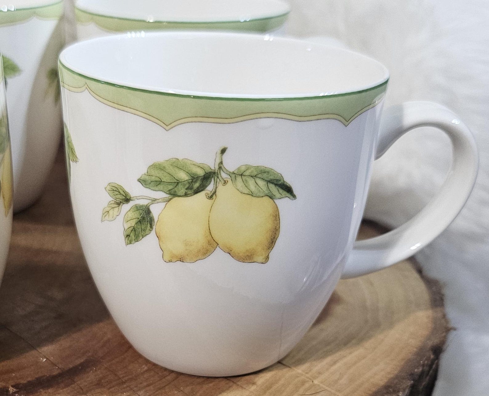 Mikasa Optima Fruit Collection – 6 Mug and Creamer Set – Cherries ...