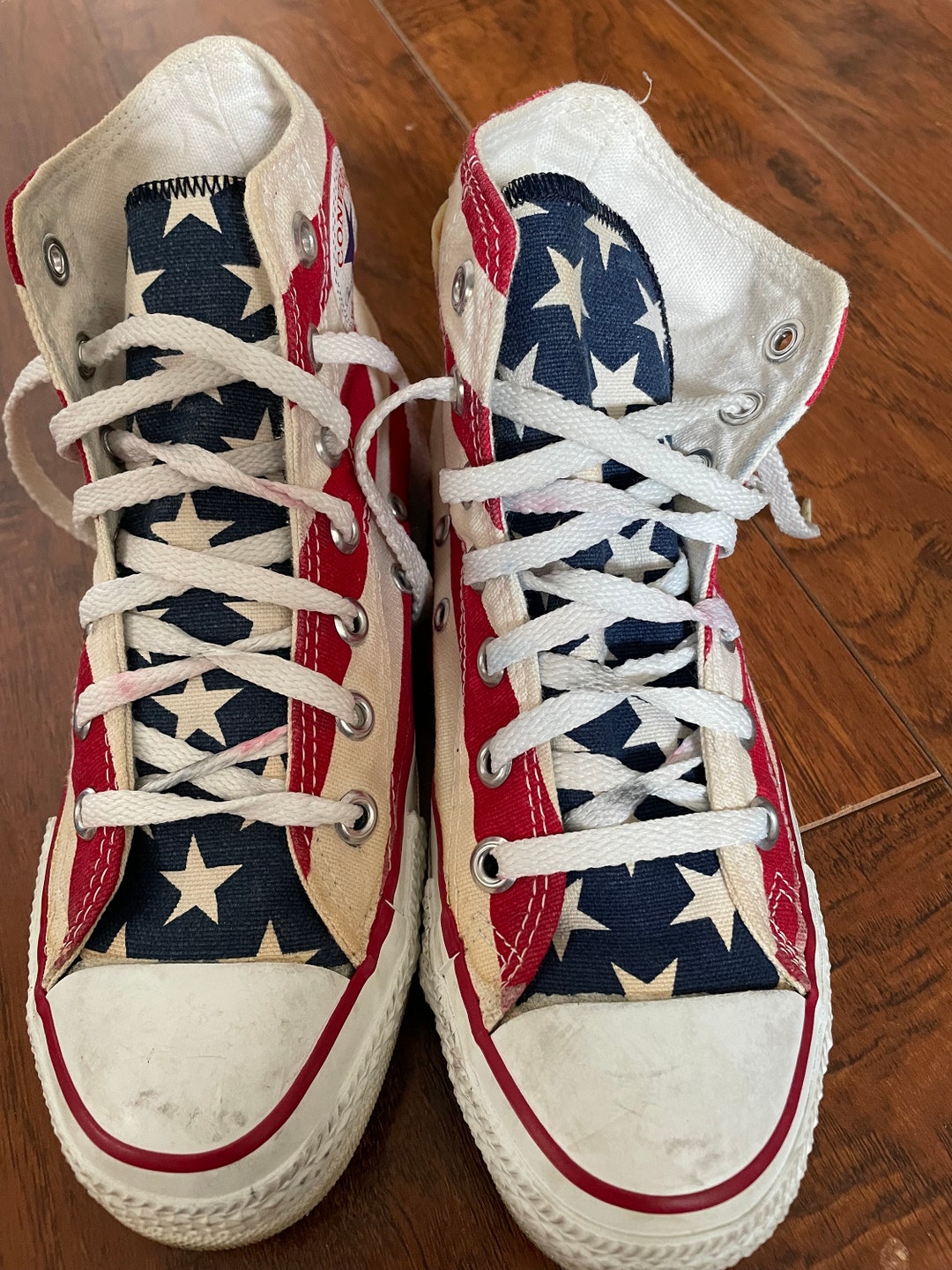 Vintage Converse Chuck Taylor 90s Size M4.5/W6.5 Made in USA - Etsy