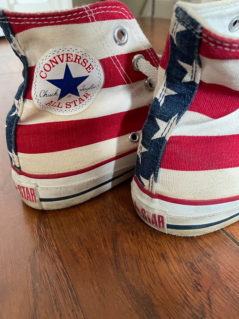 Vintage Converse Chuck Taylor 90s Size M4.5/W6.5 Made in USA - Etsy