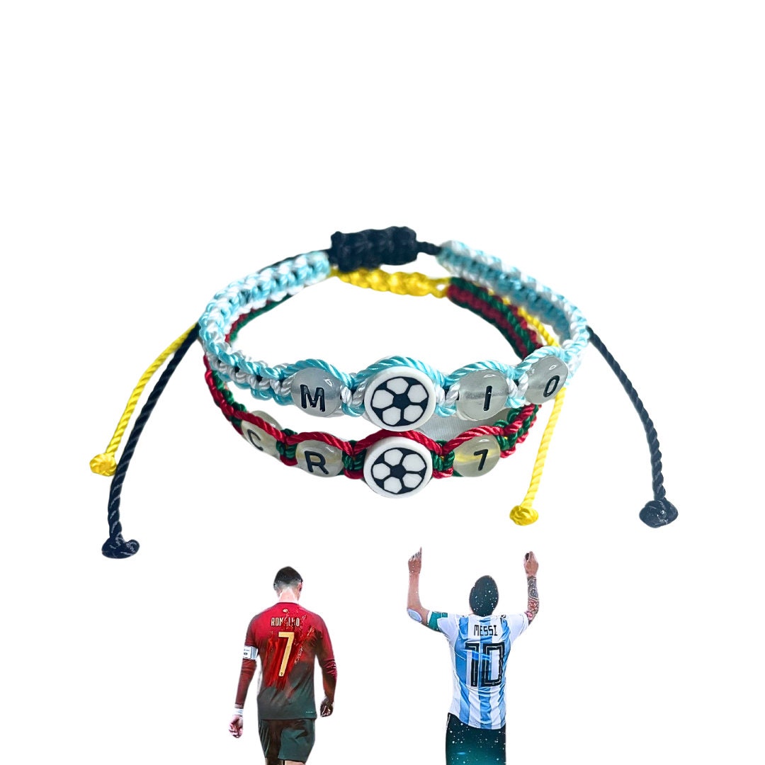 Messi, Cristiano Ronaldo, Handmade Bracelets, Unique Gifts - Etsy