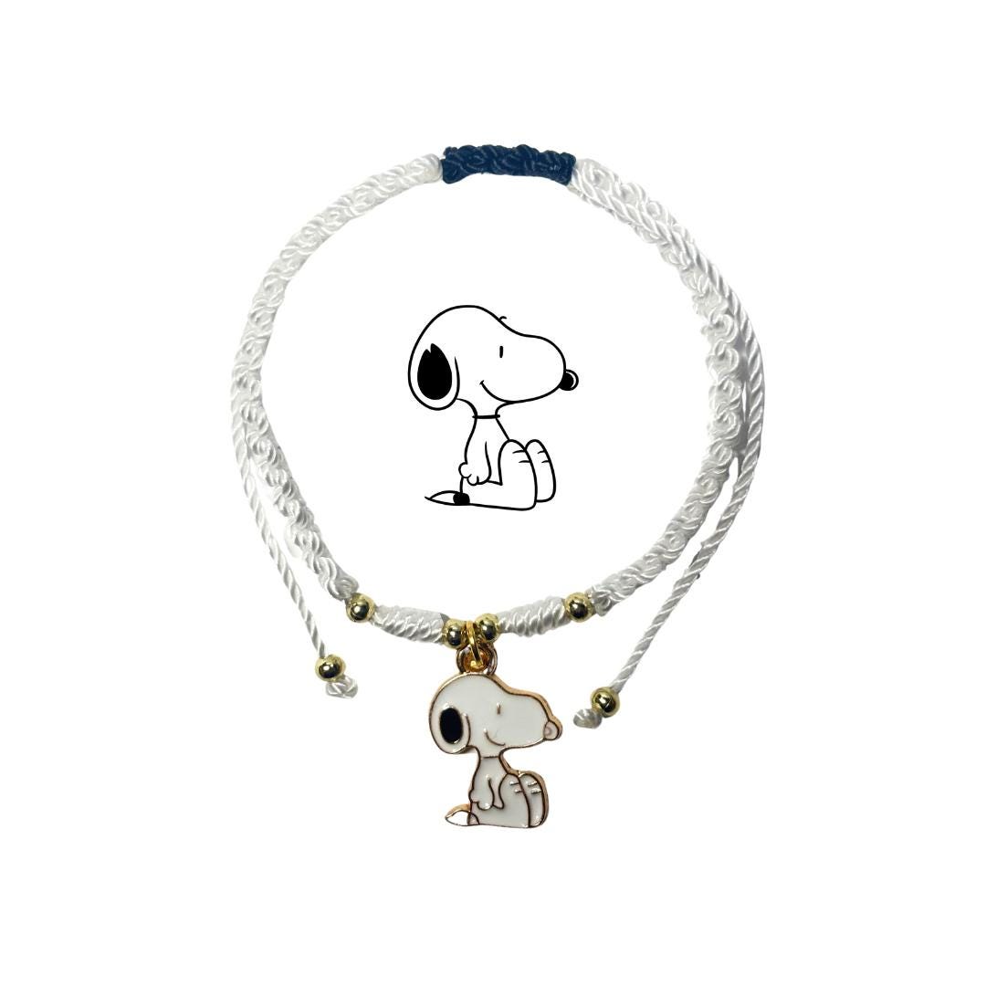 Snoopy and Snoopy With Heart Handmade Bracelet - Etsy