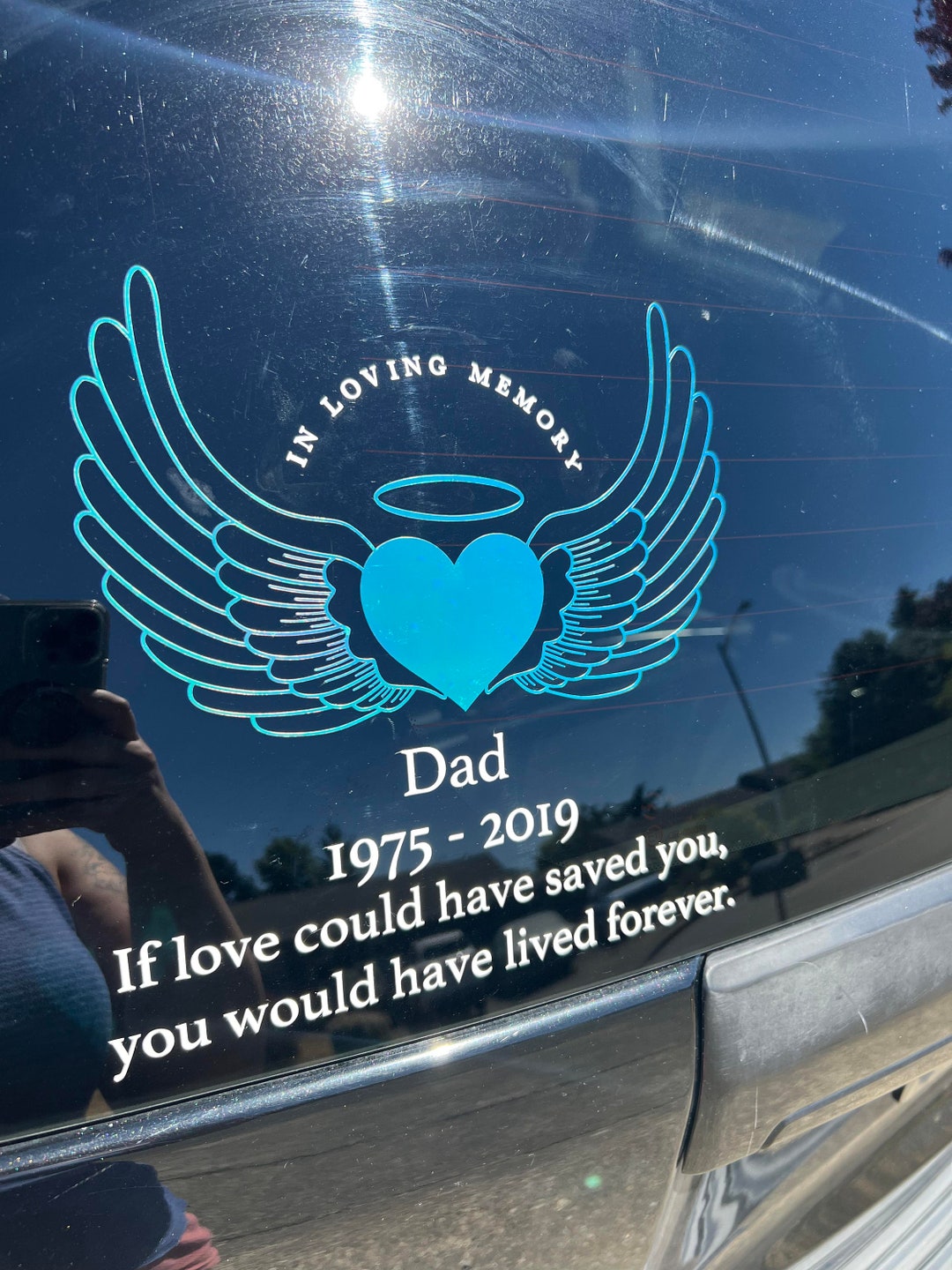 In Loving Memory Decal - Etsy