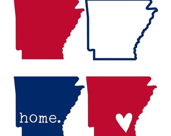 Arkansas State Decal - Etsy