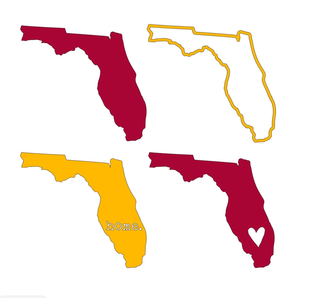 FLORIDA State Decal - Etsy