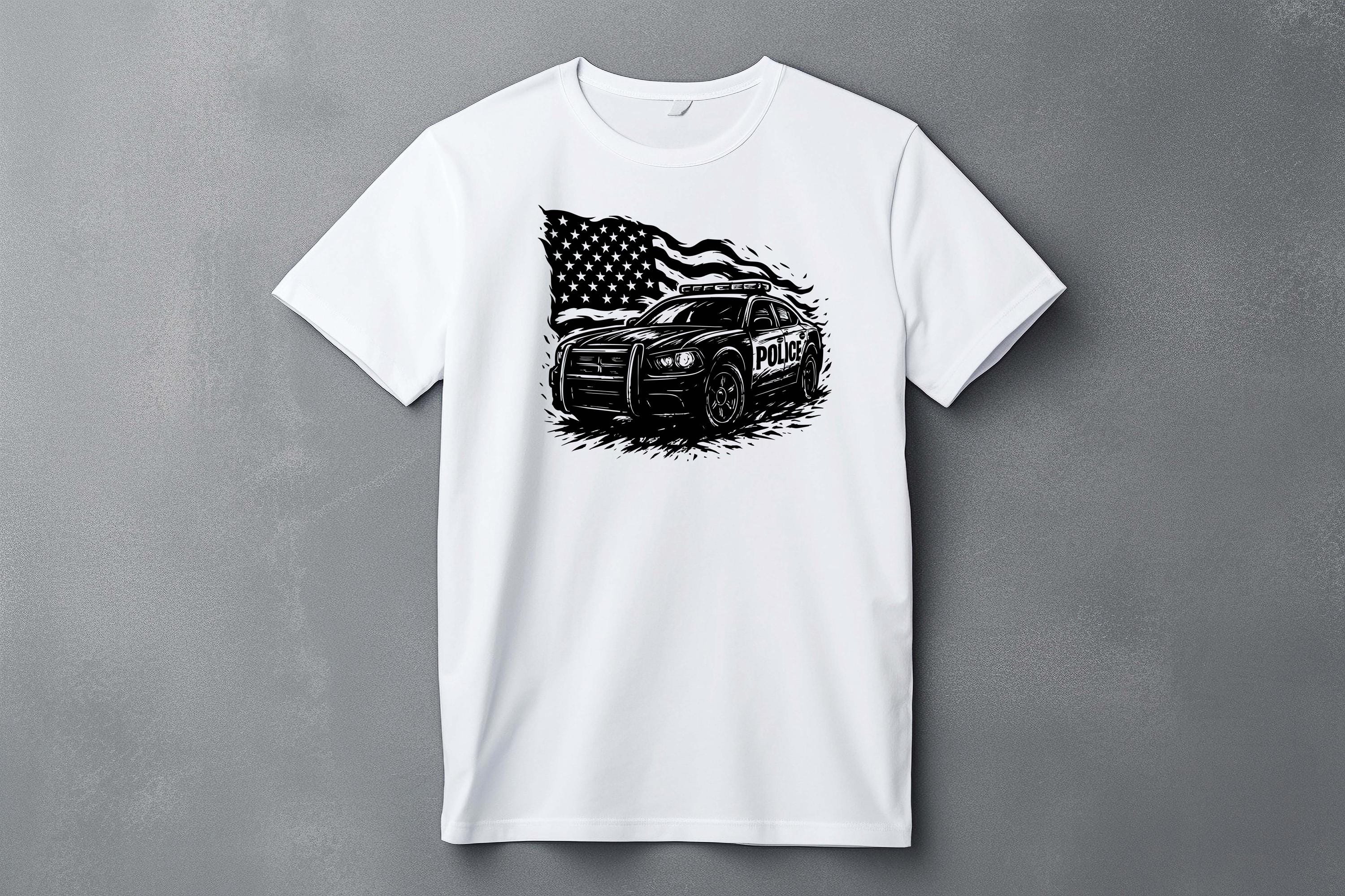Police Car SVG, Policeman Svg, Police Dodge Svg, Police Svg, USA Flag ...