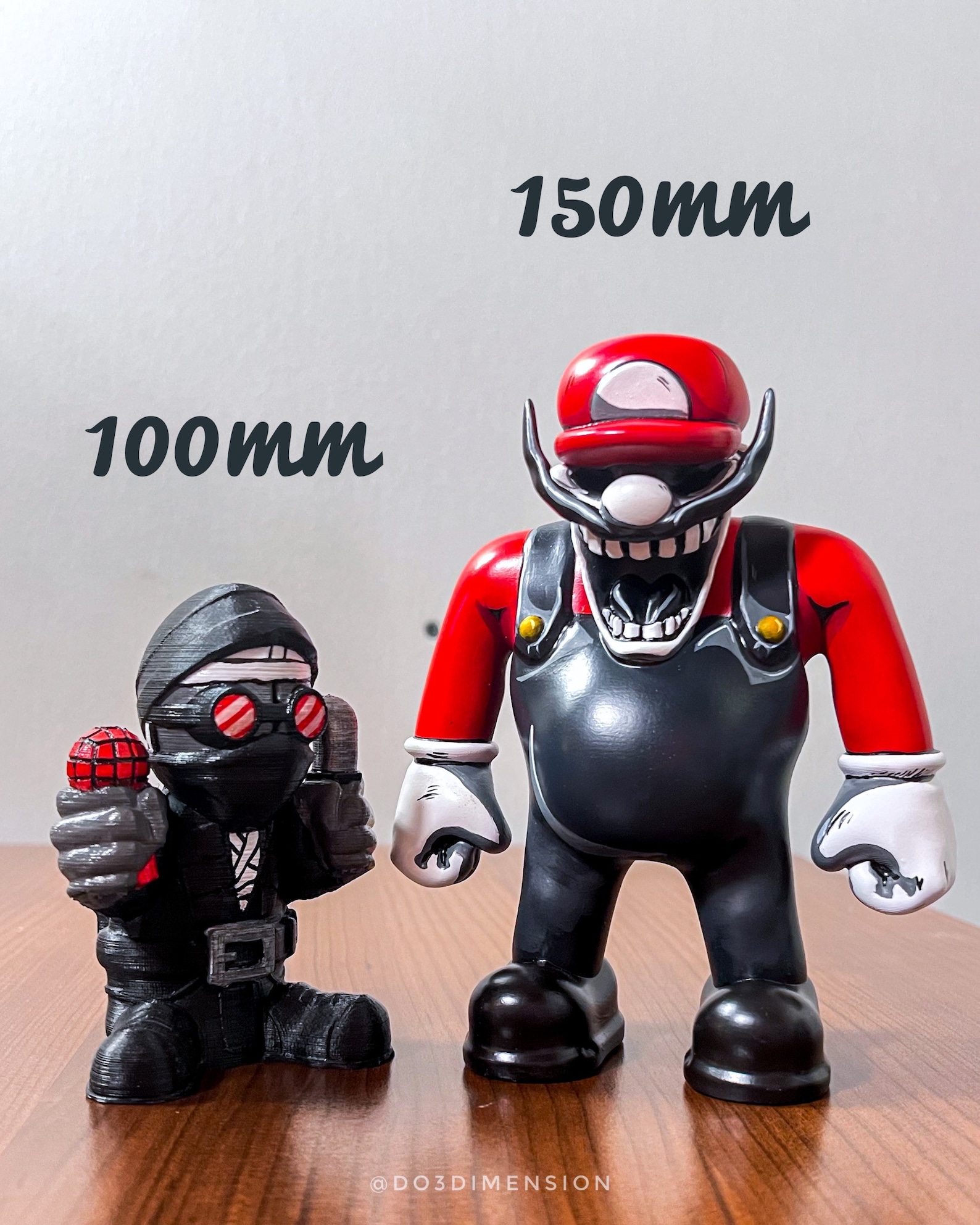 Buy MX Figures Inspired FNF Marios Madness Mario 85 Creepypasta ...