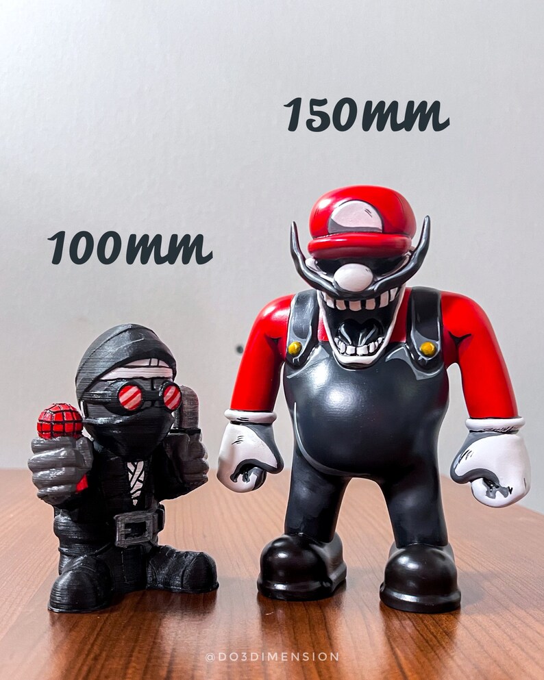 MX Figures Inspired FNF Mario’s Madness Mario ’85 Creepypasta ...